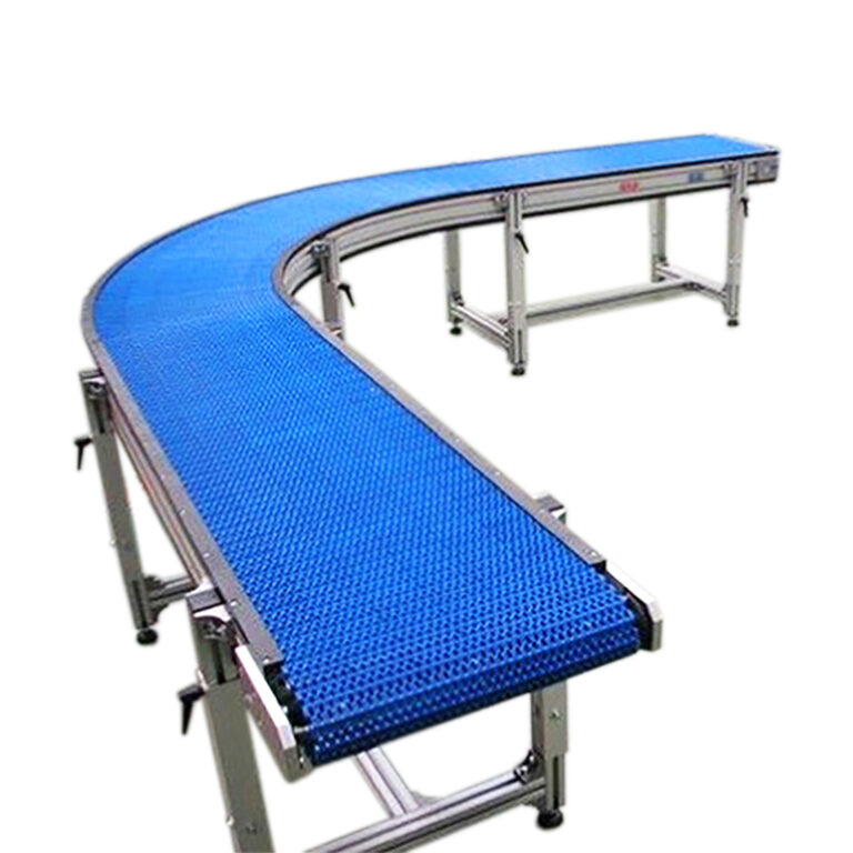 90° Curved Plastic Modular Belt Conveyor - smartconvey.com