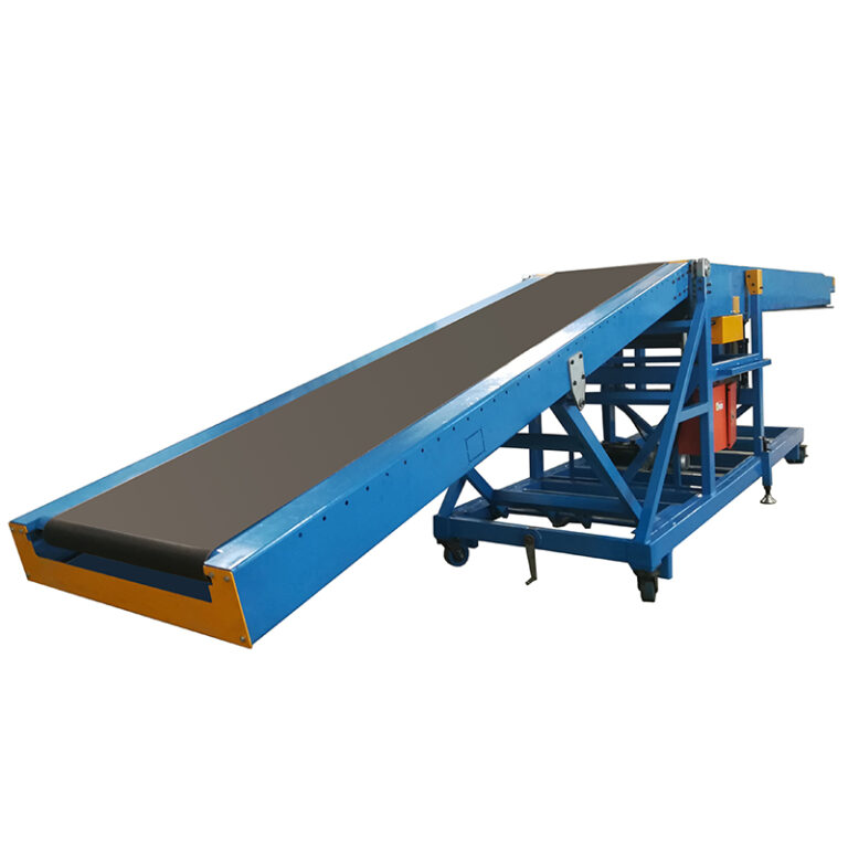 What are the three types of telescopic belt conveyors?